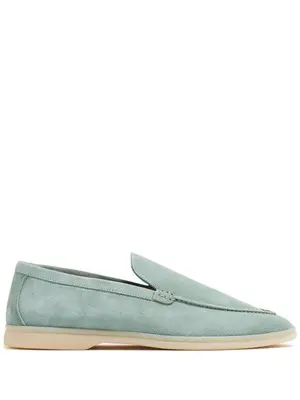 SCAROSSO Ludovico Suede Loafers - Green