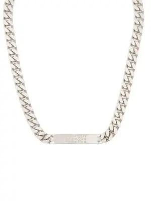 MAISON MARGIELA Numbers-plaque Chain Necklace - 952