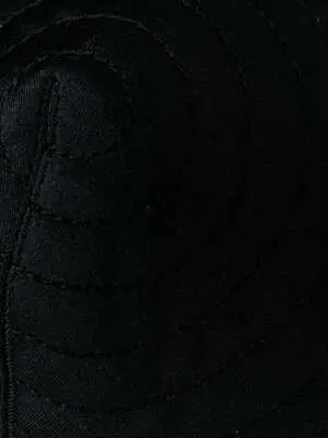 NOIRE SWIMWEAR Tonal-stitch Detail Bikini Set - Black