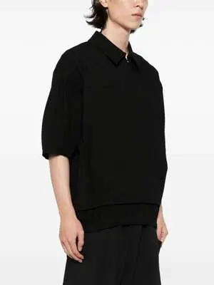 SONGZIO Zipped Collar Sweater