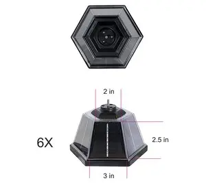 GAMA SONIC Gamasonic 2pk Solar Garden Light Shepherd Hooks