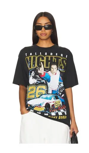 PHILCOS Talladega Nights Collage Boxy Tee In Black