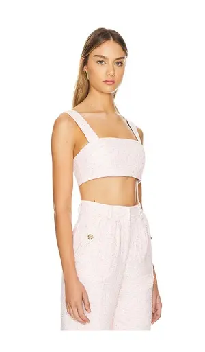 Amanda Uprichard Tish Top - Blush Multi