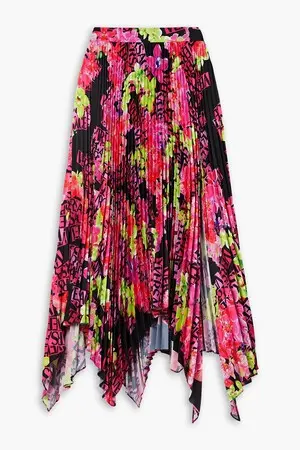 Printed Pleated Skirts