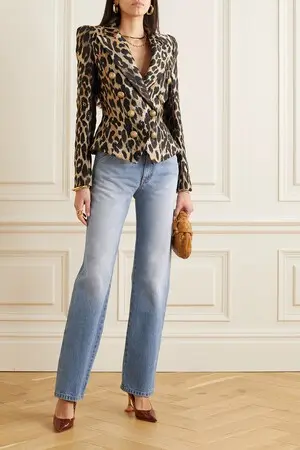 Balmain Mid-rise Wide-leg Jeans