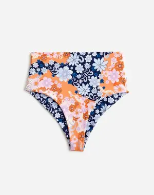 Madewell X Agua Bendita Alicia Reversible Bikini Bottom - Multi