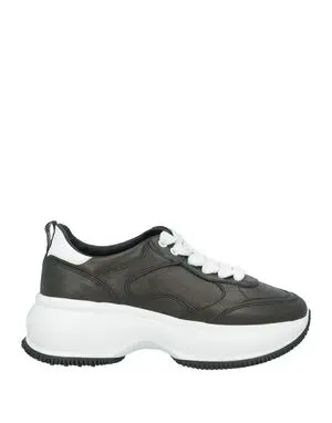 Hogan Low-top Leather Sneakers - Black