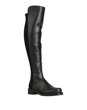 STUART WEITZMAN Boot In Calfskin And Textile Fibers - Black