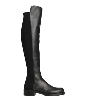 STUART WEITZMAN Boot In Calfskin And Textile Fibers - Black