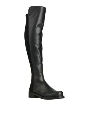 STUART WEITZMAN Boot In Calfskin And Textile Fibers - Black