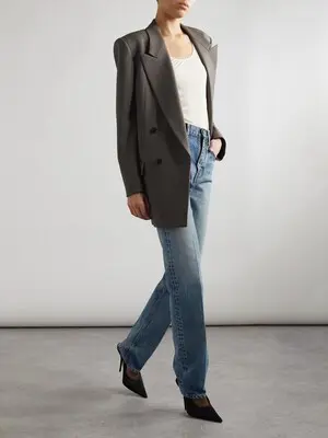Saint Laurent Mid-rise Straight-leg Jeans
