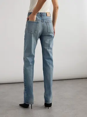 Saint Laurent Mid-rise Straight-leg Jeans