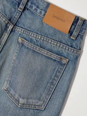 Saint Laurent Mid-rise Straight-leg Jeans