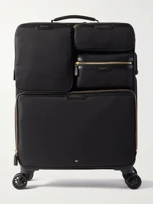 ANYA HINDMARCH Shorthaul Trolley Suitcase - Black