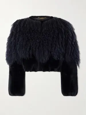 Chloé Cropped Shearling Jacket