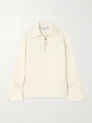 JW Anderson Cloqué-jersey Top