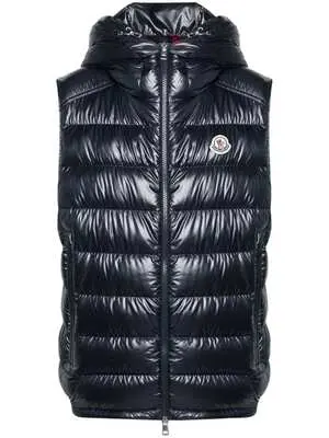 Moncler Straight Hem Vests For Men