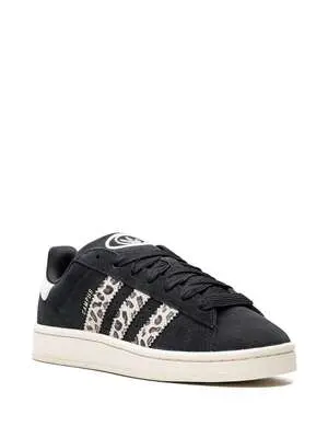 Adidas Campus 00s Leopard Sneakers - Black
