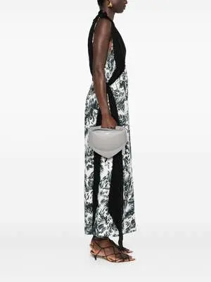 FEDERICO CINA Mini Tortellino Leather Bag - Grey