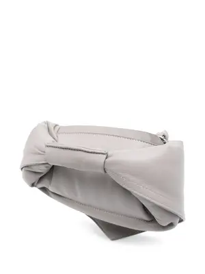 FEDERICO CINA Mini Tortellino Leather Bag - Grey