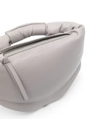 FEDERICO CINA Mini Tortellino Leather Bag - Grey