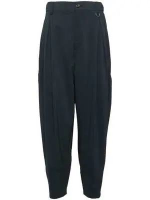 SONGZIO Pleated Tapered Trousers