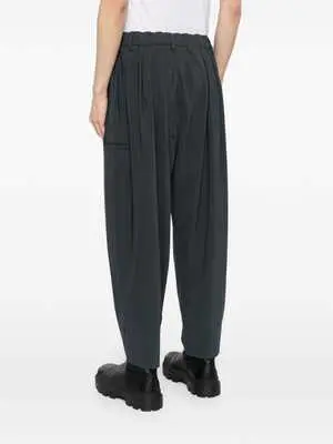 SONGZIO Pleated Tapered Trousers