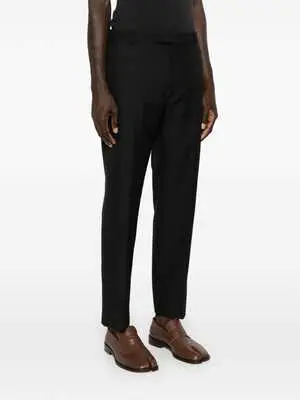 Gucci Logo-embroidered Twill Tailored Trousers