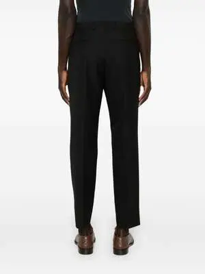 Gucci Logo-embroidered Twill Tailored Trousers