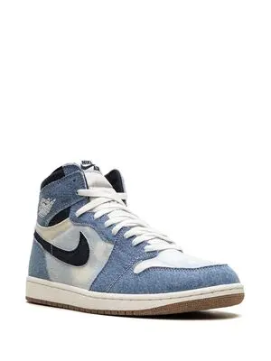 JORDAN Air 1 Retro High Og Denim Sneakers - Blue