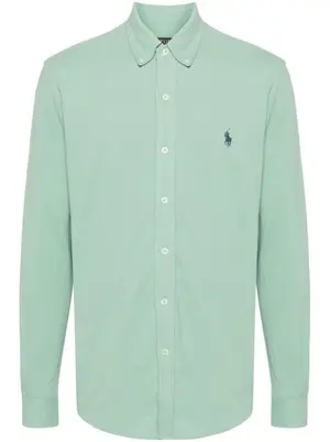 Polo Ralph Lauren Polo Pony-motif Cotton Shirt Green