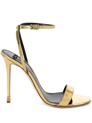 Elisabetta Franchi Gold Tone Sandals For Women