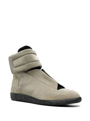 MAISON MARGIELA Future High Gold Glitter Sneakers