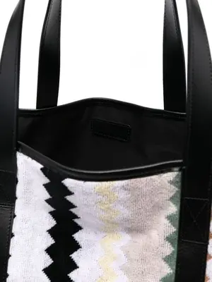 Missoni Zigzag-woven Tote Bag - Grey