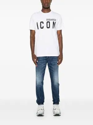 Dsquared2 Logo-print Cotton T-shirt - White