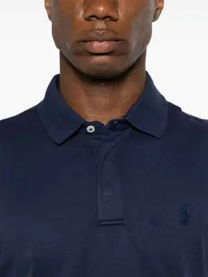 Polo Ralph Lauren Polo Pony-embroidered Polo Shirt - Blue