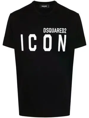 Dsquared2 Logo-print Cotton T-shirt - Black