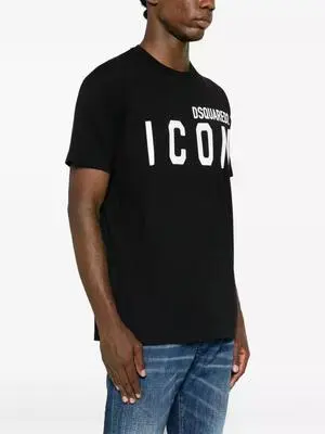 Dsquared2 Logo-print Cotton T-shirt - Black