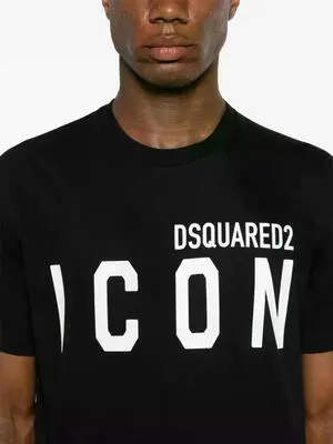Dsquared2 Logo-print Cotton T-shirt - Black