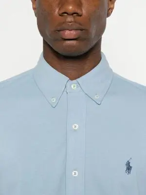 Polo Ralph Lauren Polo Pony-embroidered Cotton Shirt - Blue