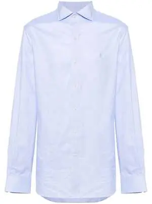 Polo Ralph Lauren Polo Pony-embroidered Cotton Shirt - Blue