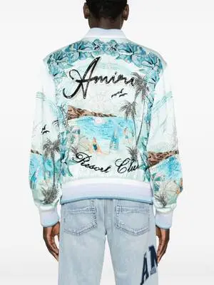 Amiri Paradise Beaded Bomber Jacket