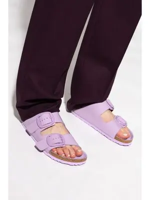 BIRKENSTOCK Arizona Leather Sandals - Purple