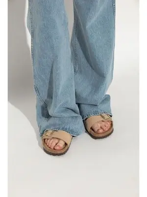 BIRKENSTOCK Arizona Leather Sandals - Neutrals