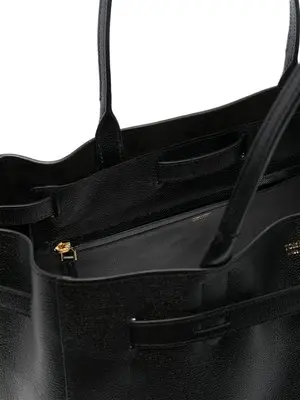 TOM FORD Audrey Leather Tote Bag - Black