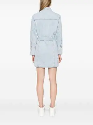 Calvin Klein Belted Mini Denim Dress