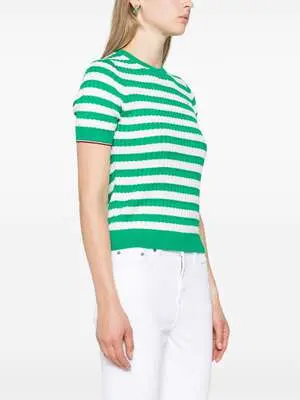 Tommy Hilfiger Striped Cable-knit T-shirt