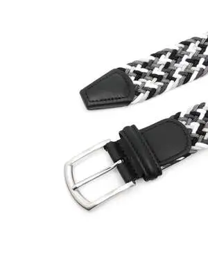 Anderson's Woven Elasticated Belt - Black