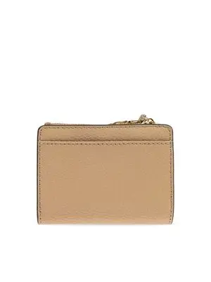 Michael Kors Logo-lettering Leather Wallet - Neutrals