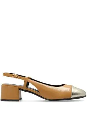 Tory Burch 45mm Slingback Pumps - Neutrals